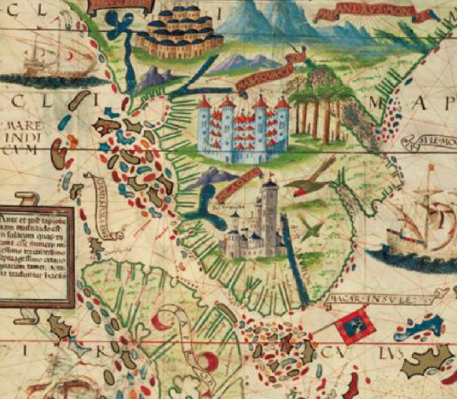 The first appearance of the Spice Islands on a world map – the Atlas ...